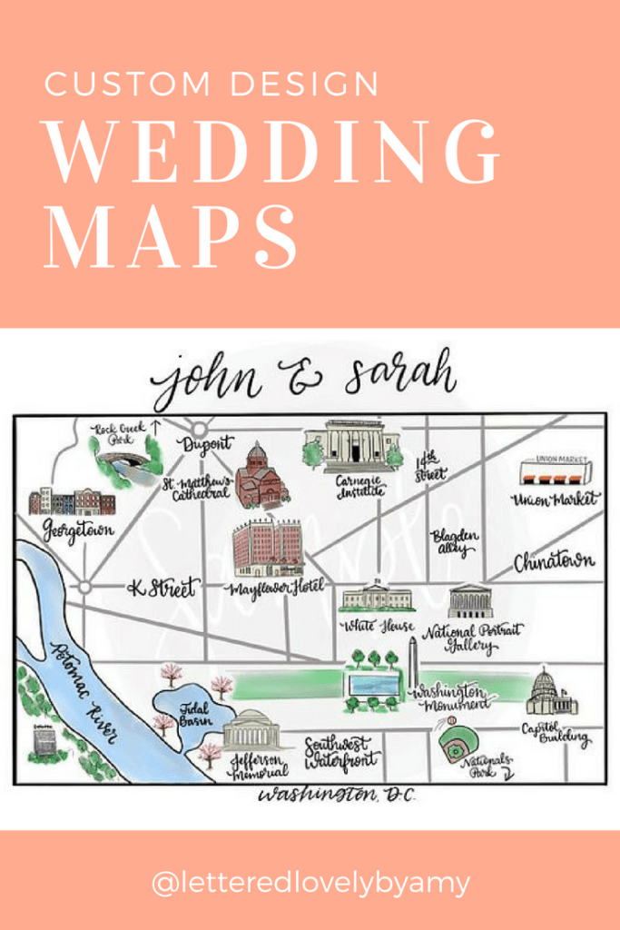 Custom Wedding Maps – amydazzo.com